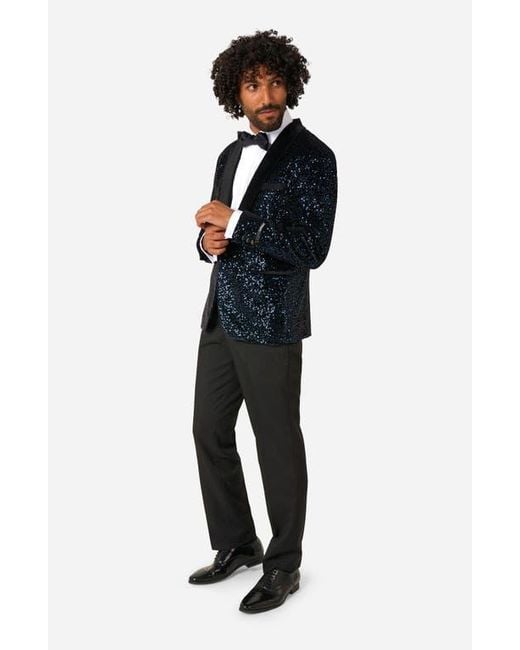 Opposuits Sequin Dinner Jacket in Black for Men | Lyst