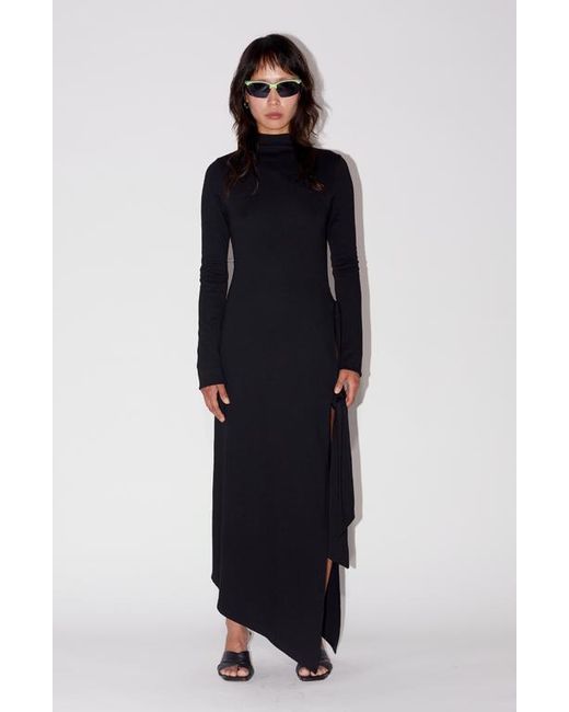 Saemdi Open Side Jersey Dress in Blue | Lyst