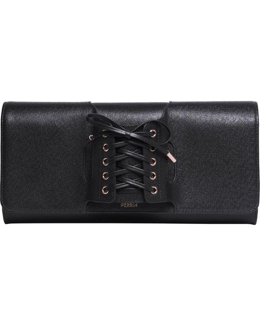 PERRIN Paris Le Corset Classic Clutch in Black | Lyst