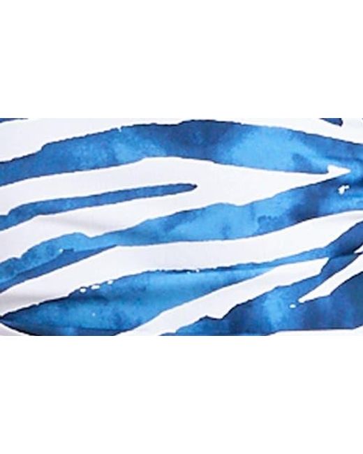 Tommy Bahama Palm Modern Zanzebra Tankini Top in Blue | Lyst