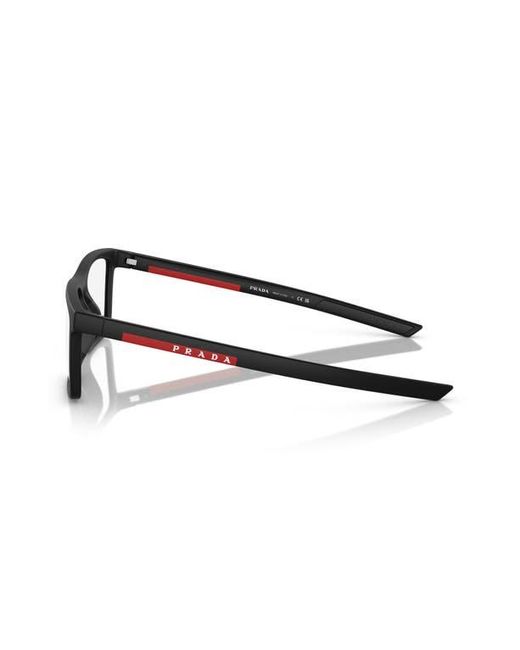 Prada Linea Rossa 56Mm Rectangular Optical Frames for Men | Lyst