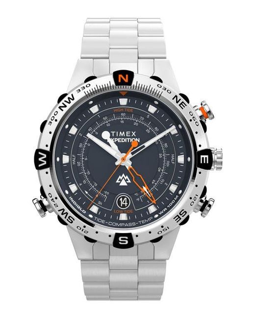 Timex Expedition Tide-Temp-Compass Chronograph Bracelet Watch, 45Mm in ...