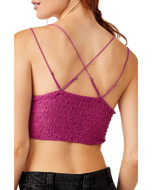 Free People Intimately Fp Adella Longline Bralette in Purple | Lyst Free People Intimately Fp Adella Longline Bralette in Purple | Lyst
