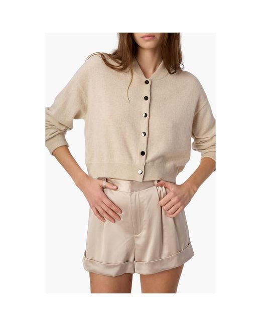 Cami NYC Marcela Boxy Cashmere Cardigan in Natural | Lyst