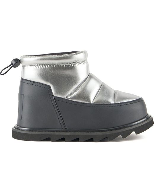 United Nude Zembla Bubble Platform Bootie in Gray | Lyst