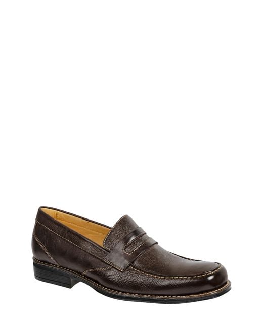 Sandro Moscoloni Andy Moc Toe Penny Loafer in Brown for Men | Lyst