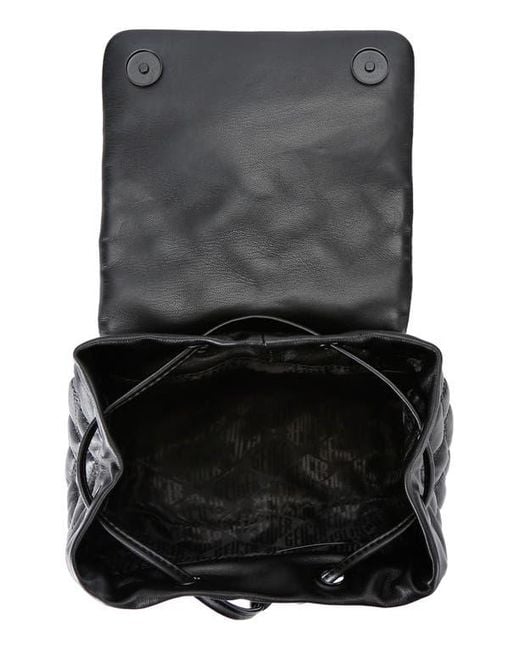 Kurt Geiger Small Kensington Drench Quilted Leather Backpack in Black ...