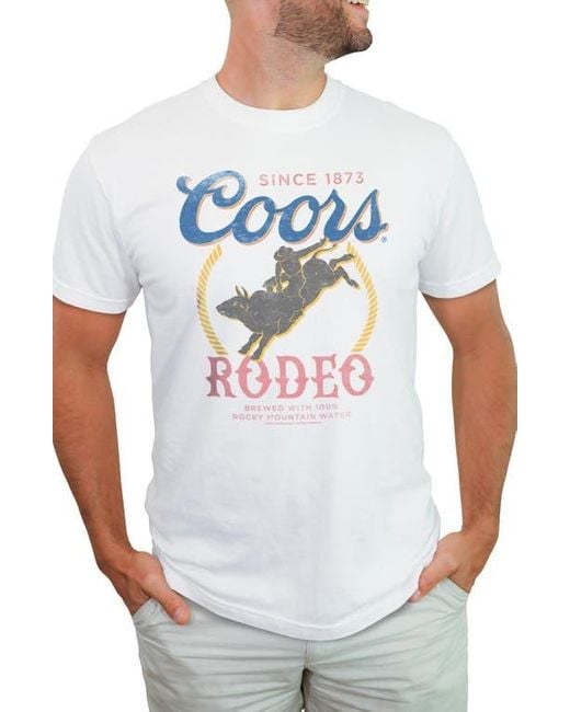Coors Brewing Company Rodeo Logo Graphic T-Shirt in White for Men | Lyst