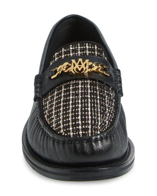 Amiri Ma Chain Penny Loafer in Black for Men | Lyst