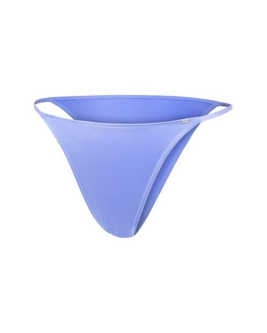Savage x Fenty Slipper Satin String Bikini in Blue | Lyst