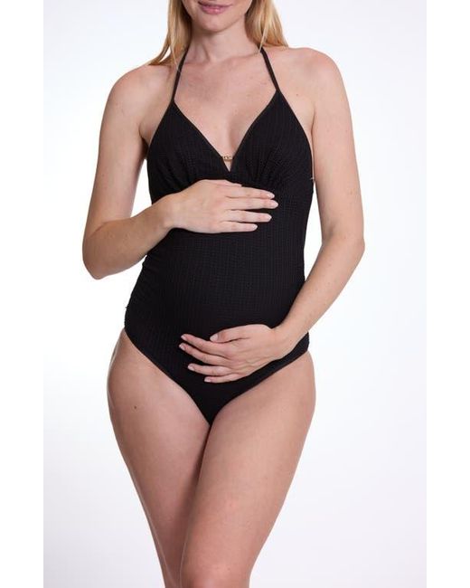 Cache Coeur Maternity Swimsuit Milos in Blue | Lyst