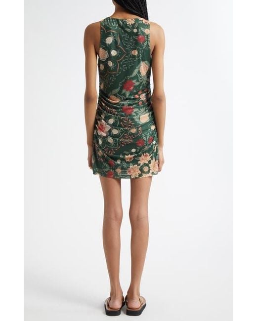 FARM Rio Pineapple Garden Stretch Tulle Body-Con Dress in Green | Lyst