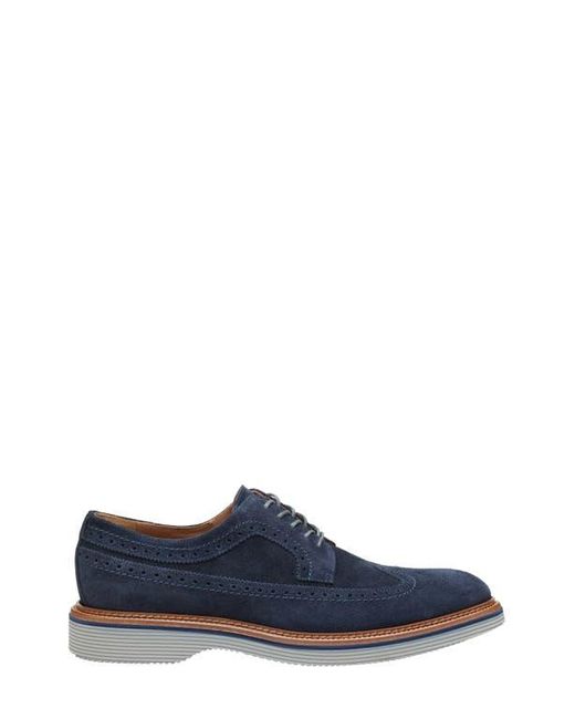 Johnston & Murphy Jenson Longwing Derby in Blue for Men | Lyst