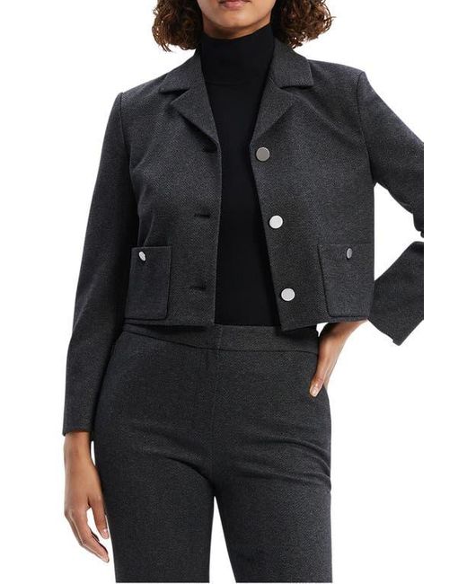 Theory Boxy Crop Jacket in Black | Lyst