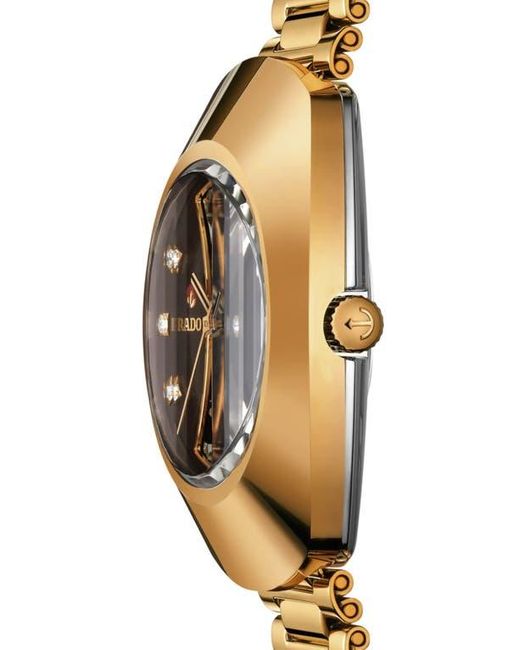 Rado Diastar Original Skeleton Open Heart Automatic Bracelet Watch, 35Mm in Metallic | Lyst