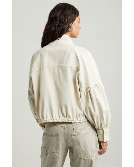 Treasure & Bond Blouson Twill Utility Jacket in Natural | Lyst