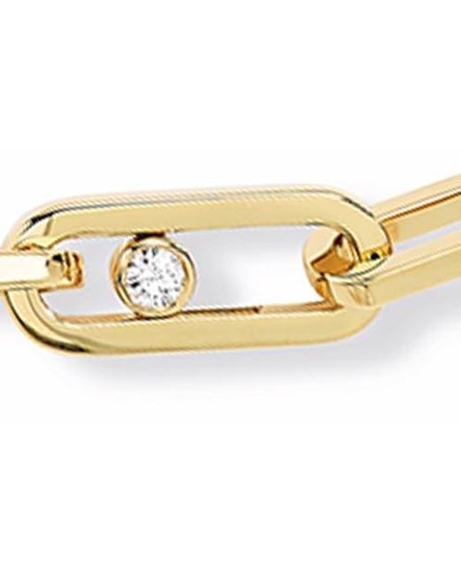 Messika Move Link Diamond Necklace in Metallic | Lyst