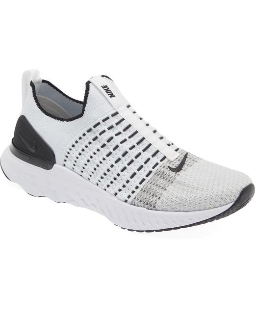 Nike Gender Inclusive React Phantom Run Flyknit 2 Running Shoe in White ...