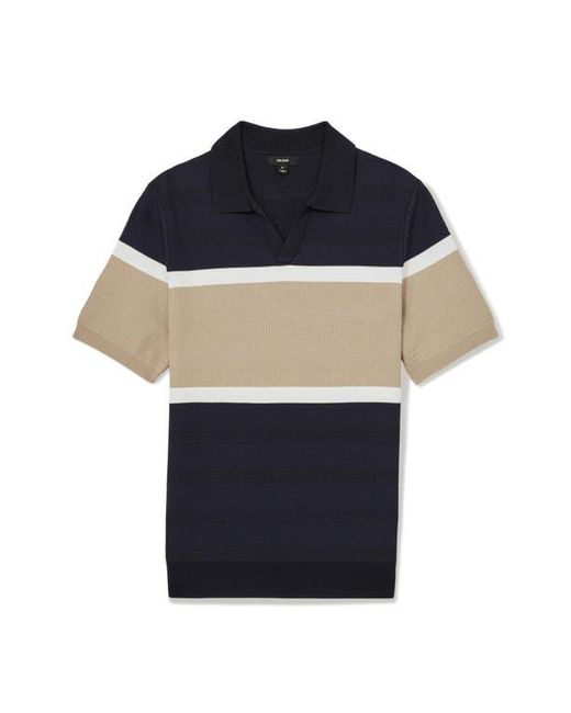 Reiss Jefferson Colorblock Polo in Black for Men | Lyst