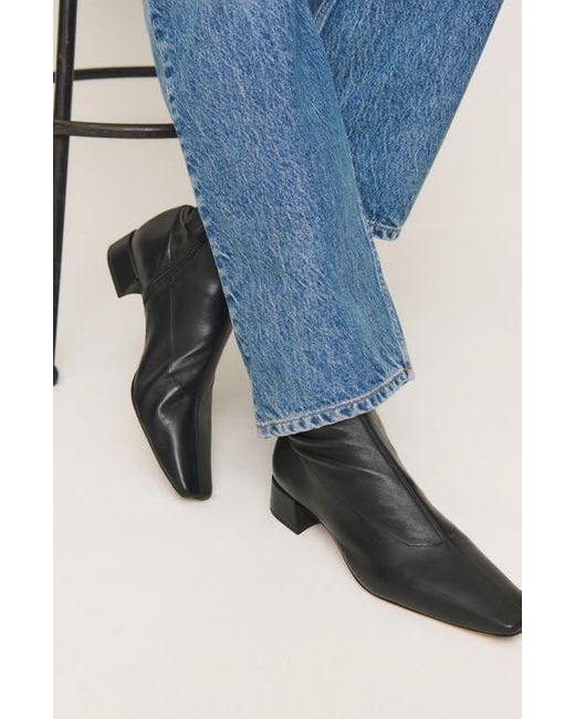 Reformation Rosina Bootie in Black | Lyst