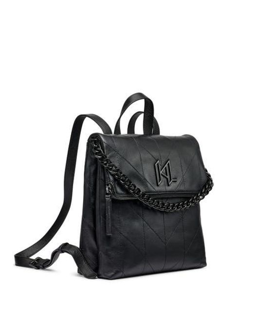 Karl Lagerfeld Lavende Backpack in Black | Lyst