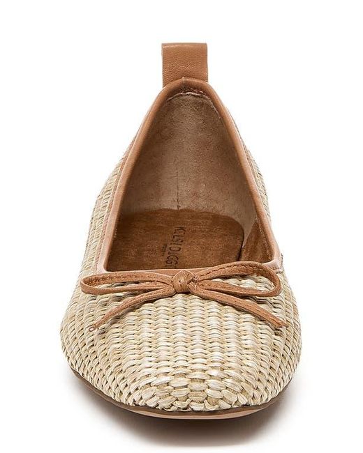Kelsi Dagger Brooklyn Frankie Raffia Ballet Flat in Brown | Lyst