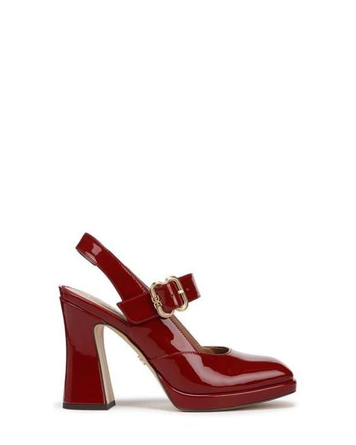 Sam Edelman Jildie Slingback Mary Jane Pump in Red | Lyst