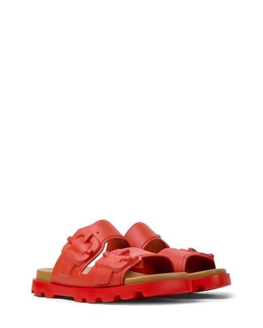 Camper Brutus Slide Sandal in Red for Men | Lyst