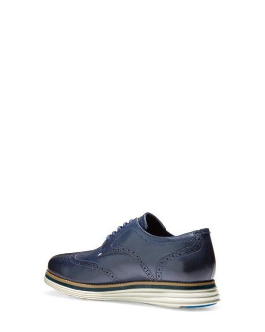 Cole Haan Original Grand Energy Meridian Short Wingtip Derby in Blue ...