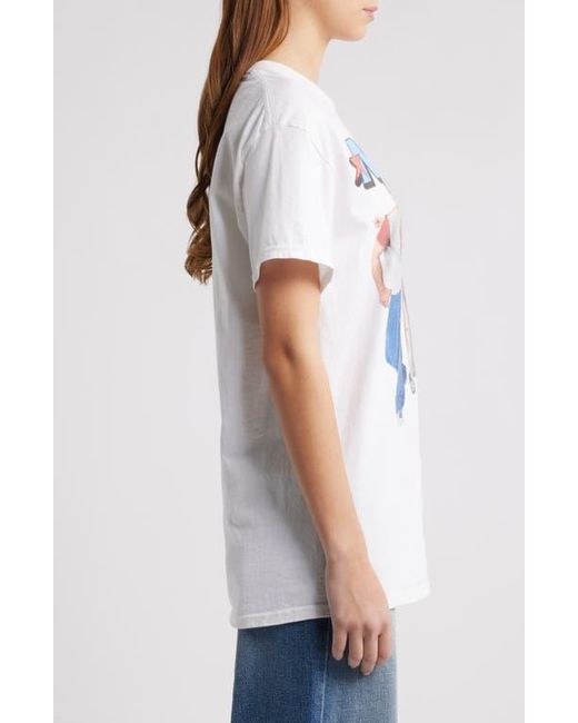 Junk Food Oversize Nsync Boyfriend Graphic T-Shirt in White | Lyst