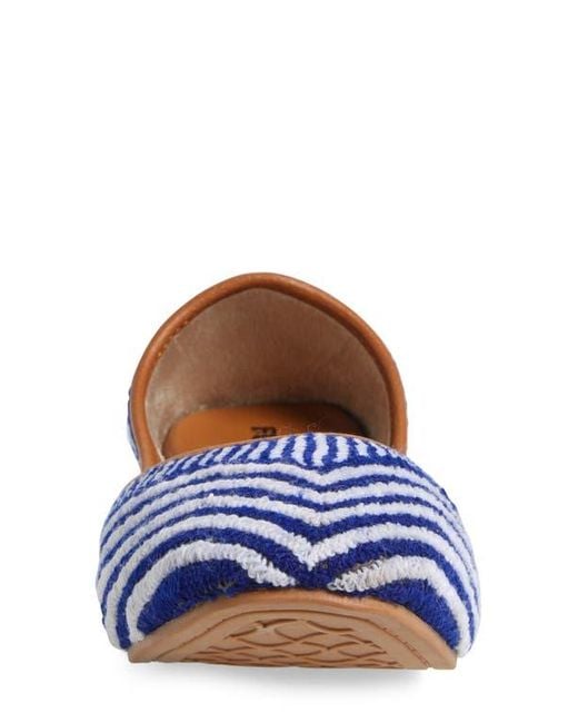 Fuchsia Woven Ballet Flat in Blue | Lyst