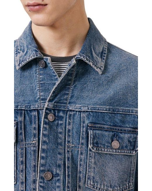 AllSaints Exile Jacket in Blue for Men | Lyst