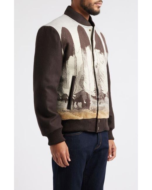 Pendleton Gorge Wool Blend Insulated Bomber Jacket for Men | Lyst