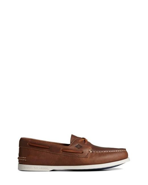 Sperry Top-Sider Authentic Original 2-Eye Boat Shoe in Brown for Men | Lyst