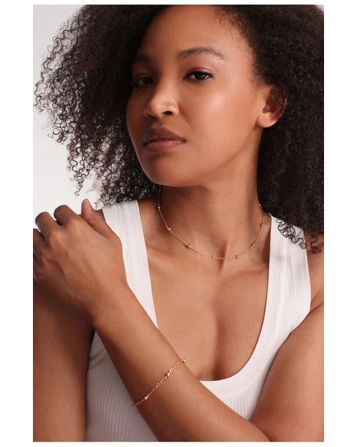 Ki-ele Randie Station Necklace in Blue | Lyst