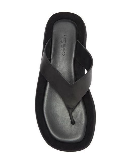 Tony Bianco Ives Flip Flop in Black | Lyst