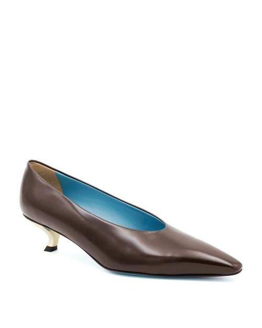 Valentina Rangoni Vamp Low Heel Fashion Pump in Blue | Lyst