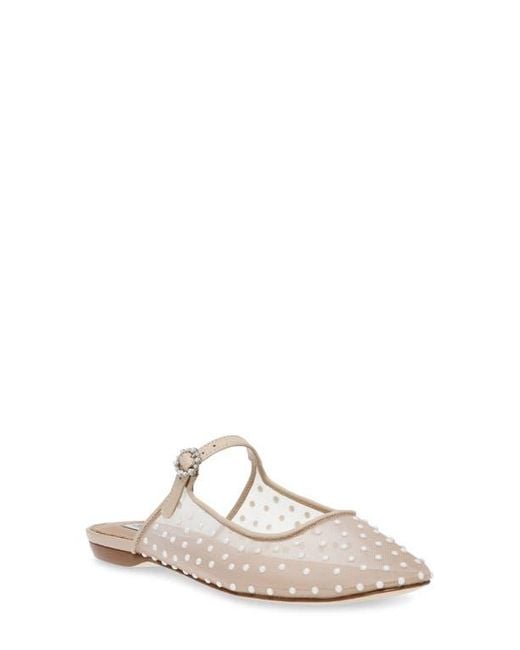Steve Madden Gwinnie Imitation Mary Jane Mule in White | Lyst