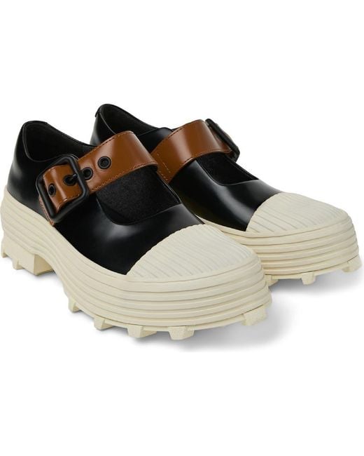 Camper Lab Traktori Mary Jane Loafer in Black | Lyst