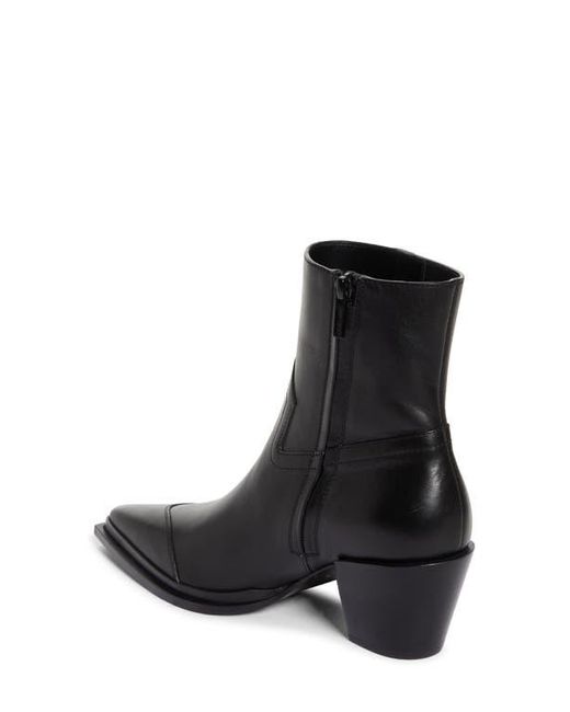 Jimmy Choo Cece Western Bootie in Black | Lyst