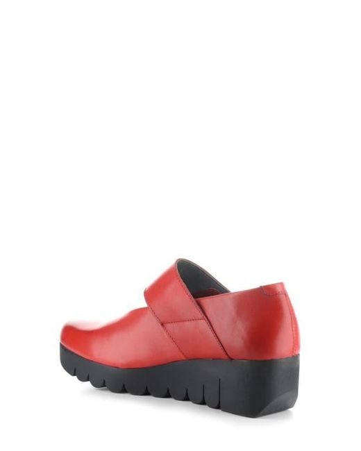 Fly London Vari Mary Jane Platform Wedge Pump in Red | Lyst