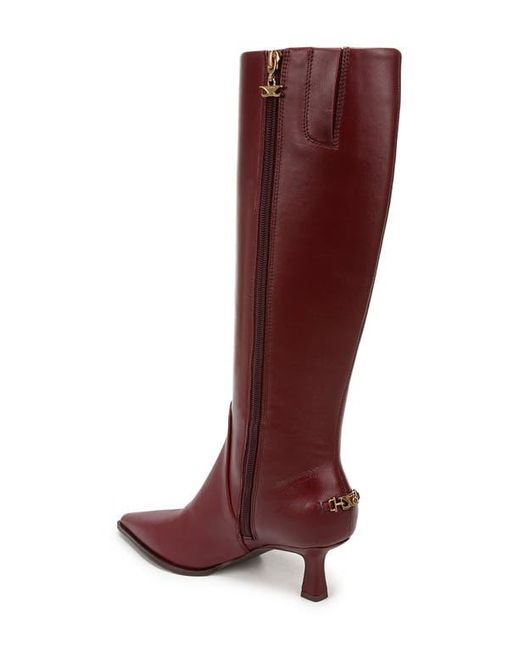 Circus by Sam Edelman Yulia Pointy Toe Knee High Boot in Red | Lyst