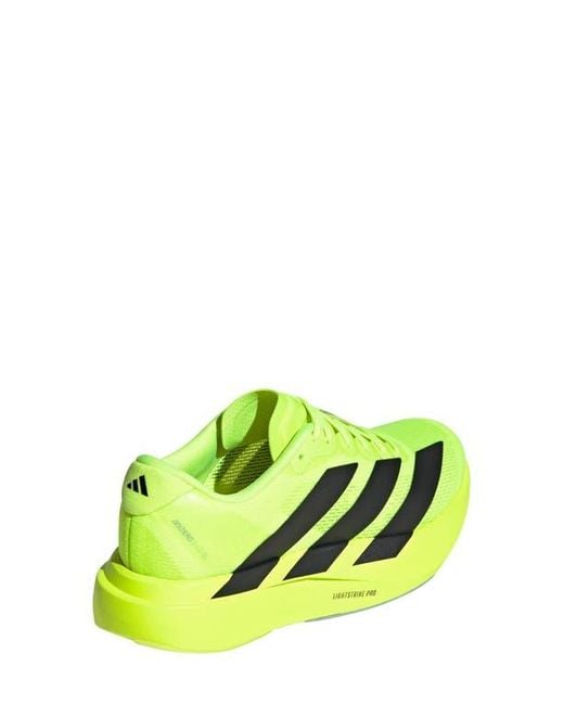 adidas Adizero Evo Sl Running Shoe in Yellow | Lyst
