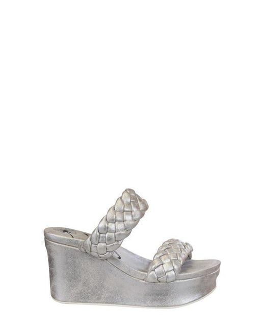 Otbt Fluent Wedge Platform Sandal in White | Lyst