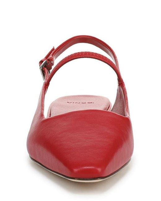 Vince Allie Slingback Pump in Red | Lyst