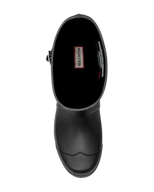HUNTER Waterproof Original Short Boot in Black for Men | Lyst