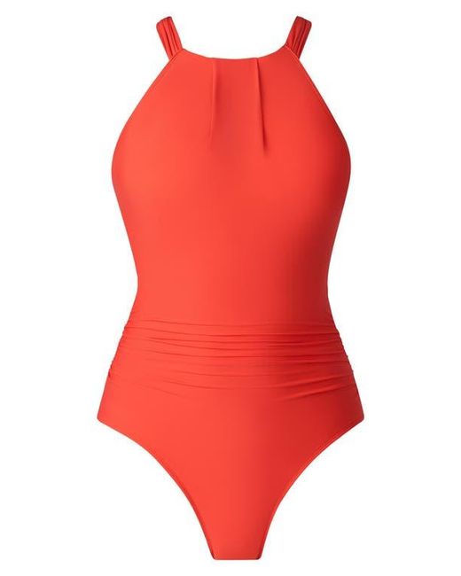 Magicsuit Amelia Open Back One-Piece Swimsuit in Red | Lyst