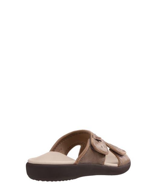 Revitalign Kholo Fresca Slide Sandal in Brown | Lyst