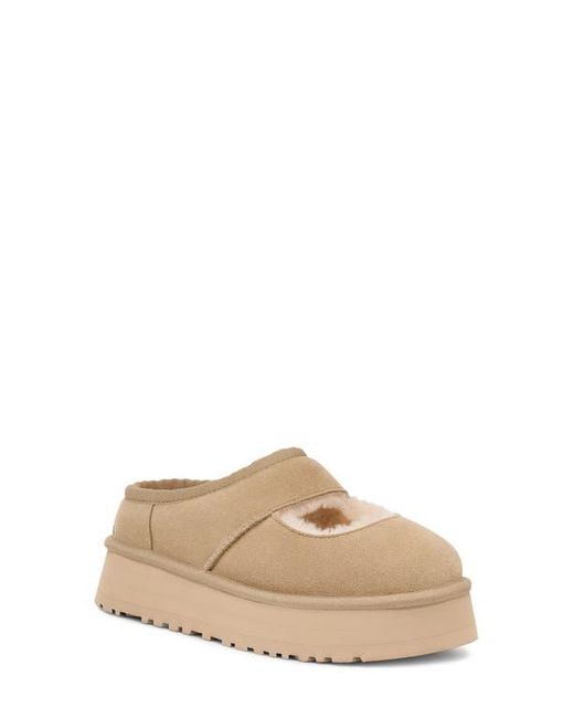 UGG Bea Genuine Shearling Lined Platform Mary Jane in Natural | Lyst