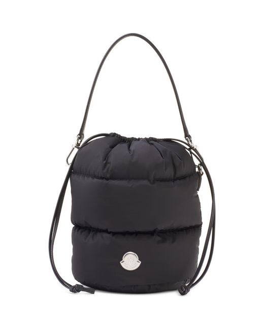 Moncler Caradoc Quilted Puffer Bucket Bag in Black | Lyst